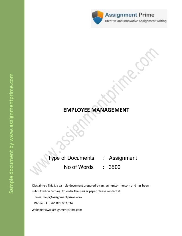 Employee management Sample