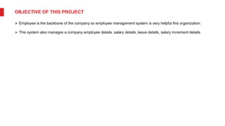 Employee management System Project .pptx