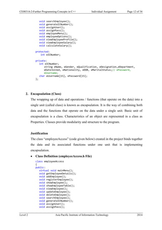 Employee Management System in C++ | PDF