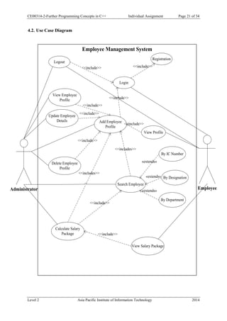 Employee Management System in C++ | PDF