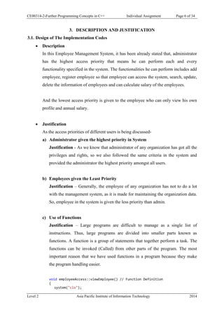 Employee Management System in C++ | PDF