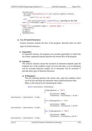 Employee Management System in C++ | PDF