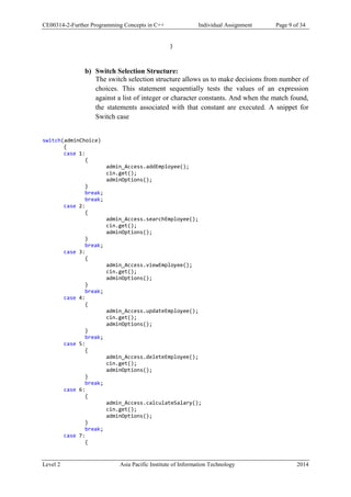 Employee Management System in C++ | PDF