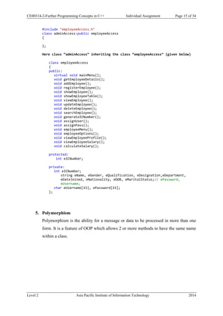 Employee Management System in C++ | PDF