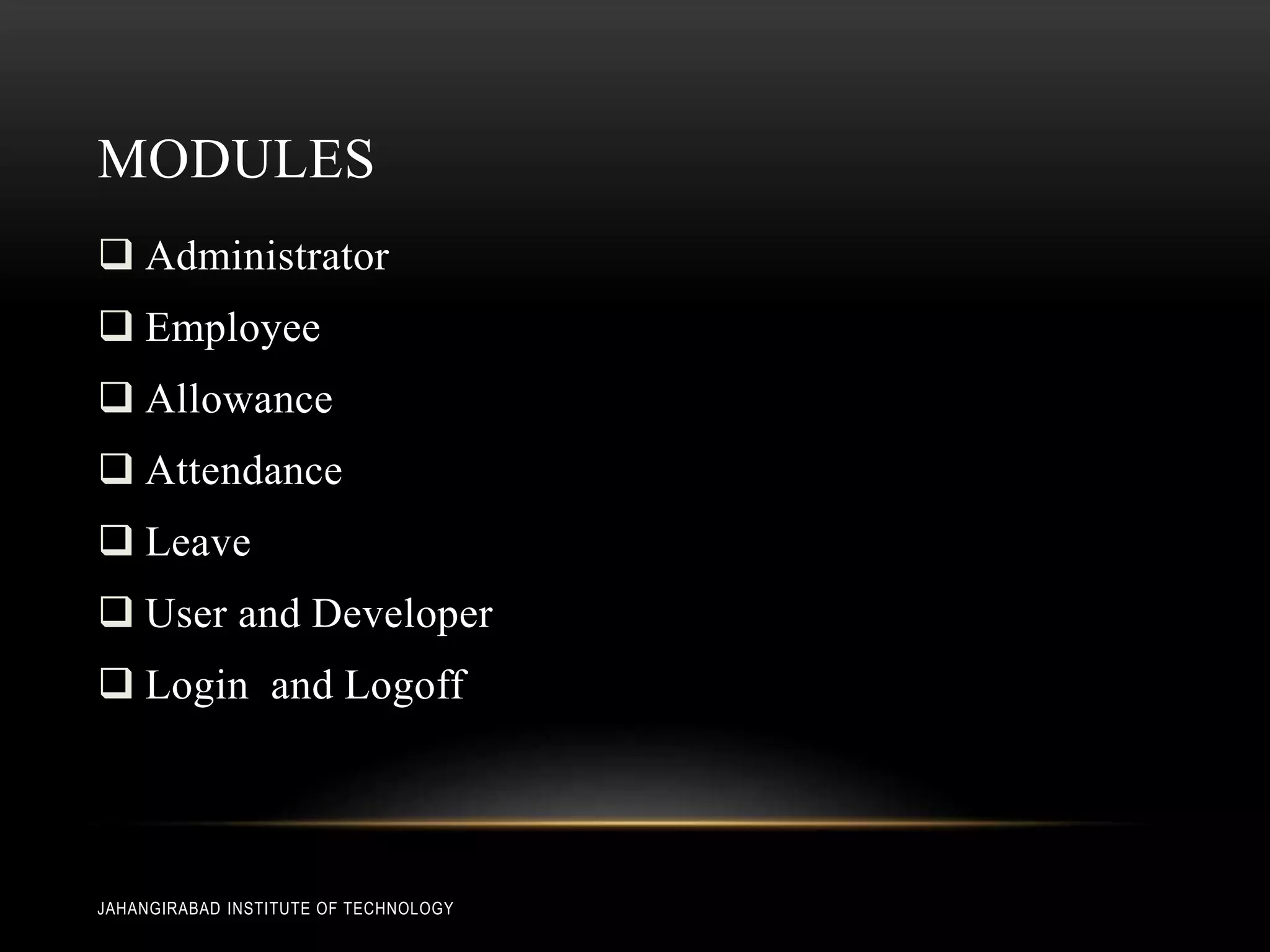 Employee management system | PPTX