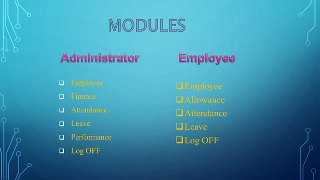 Employee management system | PPSX | Computing | Technology & Computing