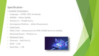 Employee Management System | PPTX | Computer Software and Applications ...