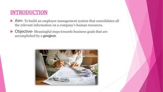 Employee Management System | PPTX | Computer Software and Applications ...
