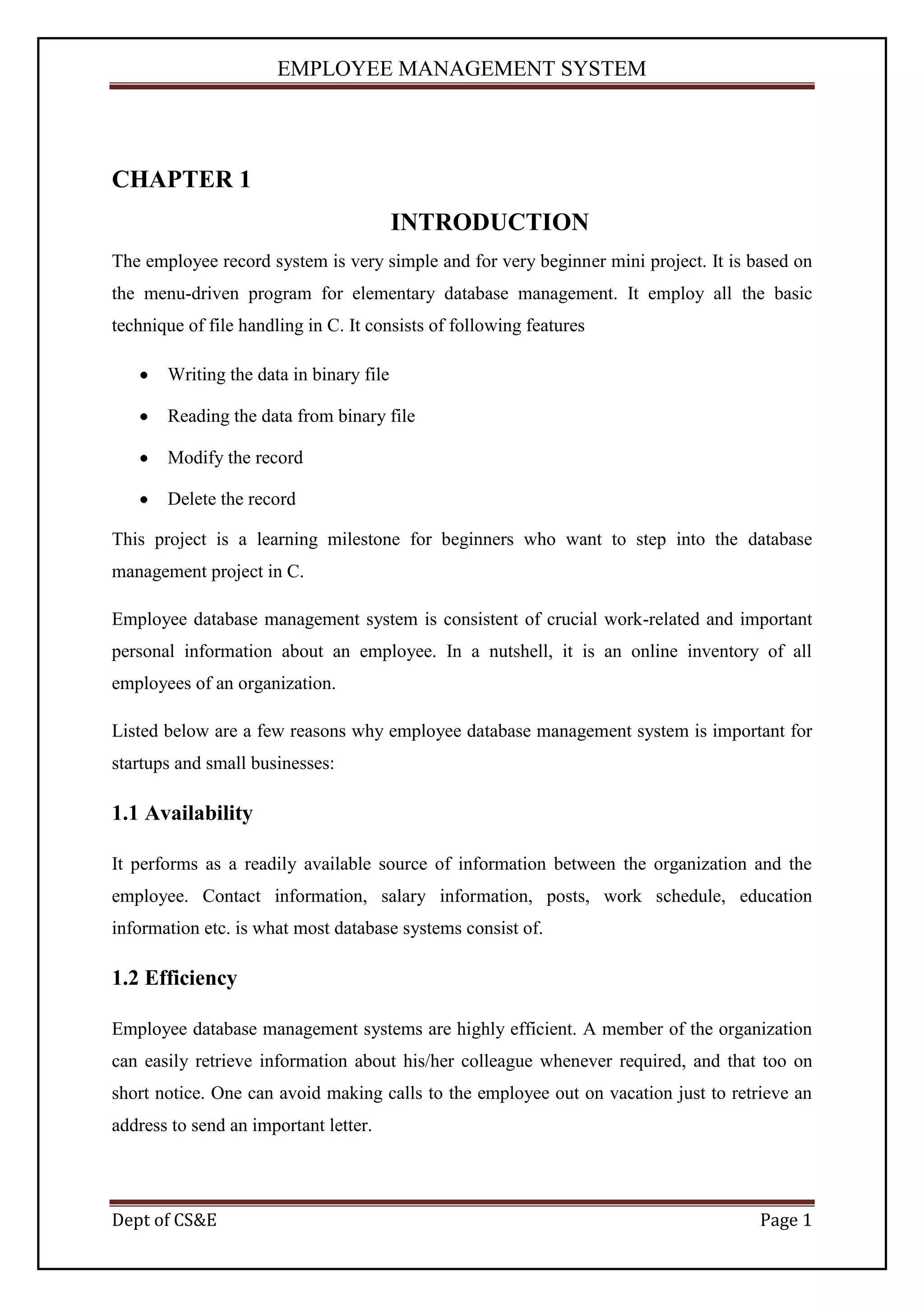 Employee management system1 | DOCX