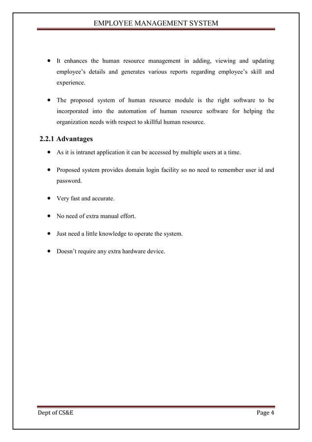Employee management system1 | DOCX | Databases | Computer Software and Applications