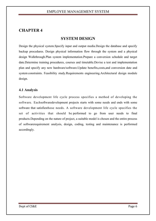 Employee management system1 | DOCX | Databases | Computer Software and Applications