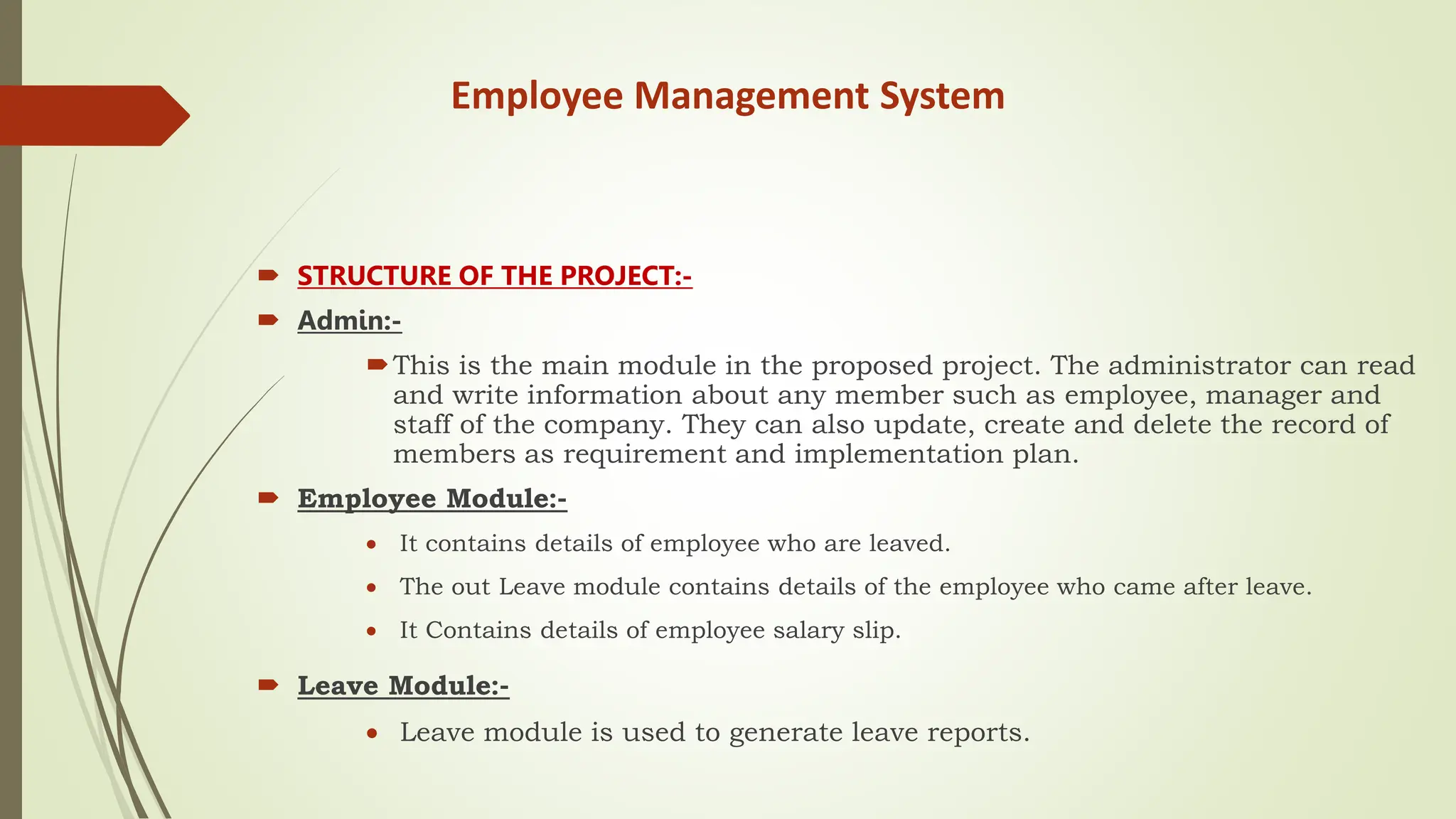EMPLOYEE MANAGEMENT SYSTEM FINAL presentation | PPTX
