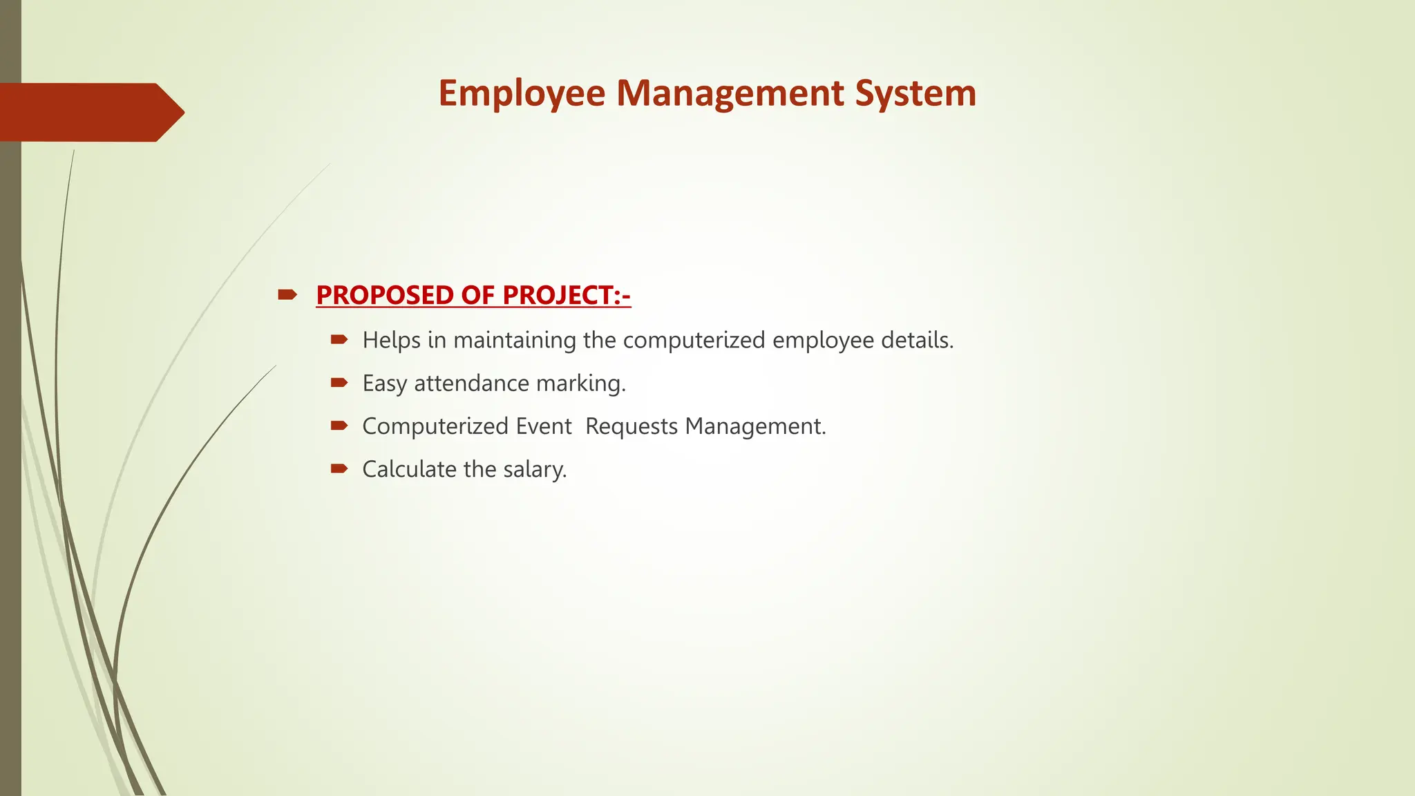 EMPLOYEE MANAGEMENT SYSTEM FINAL presentation | PPTX