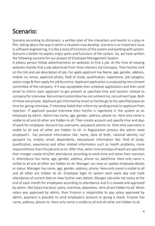 Employee management system in Software Engineering | PDF