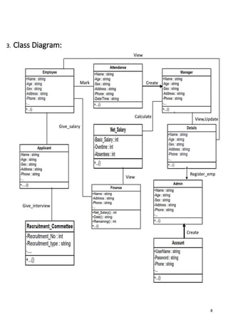 Employee management system in Software Engineering | PDF | Free Download