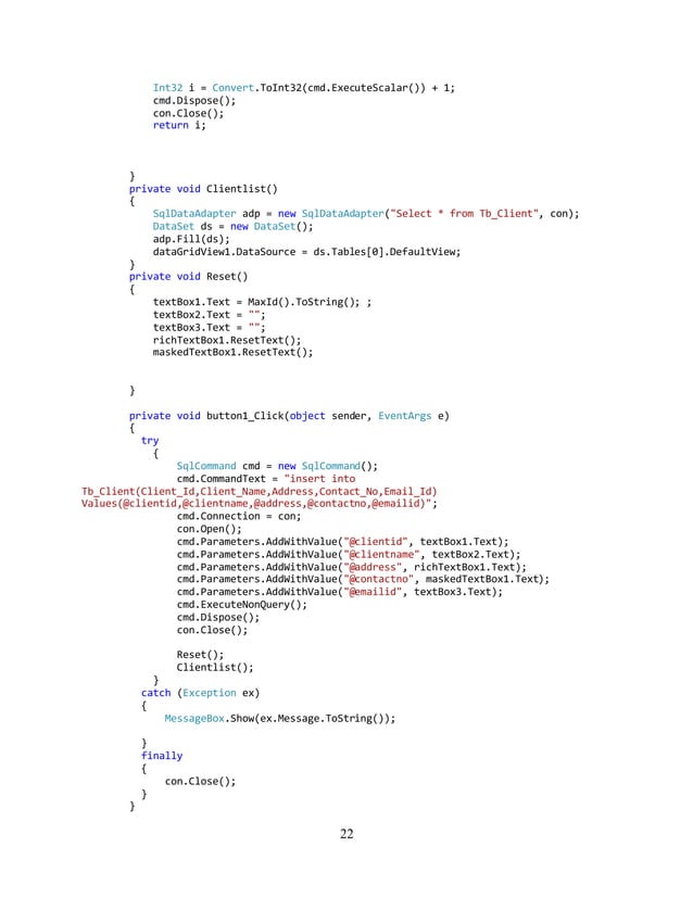 Employee management system report | DOCX