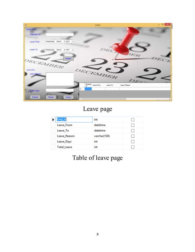 Employee management system report | DOCX