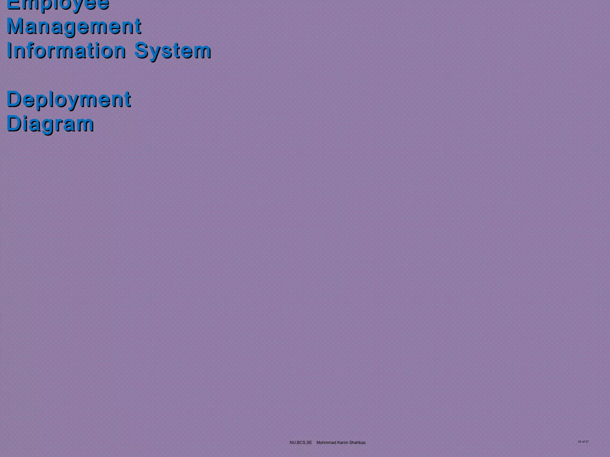 Employee management system uml | PPT
