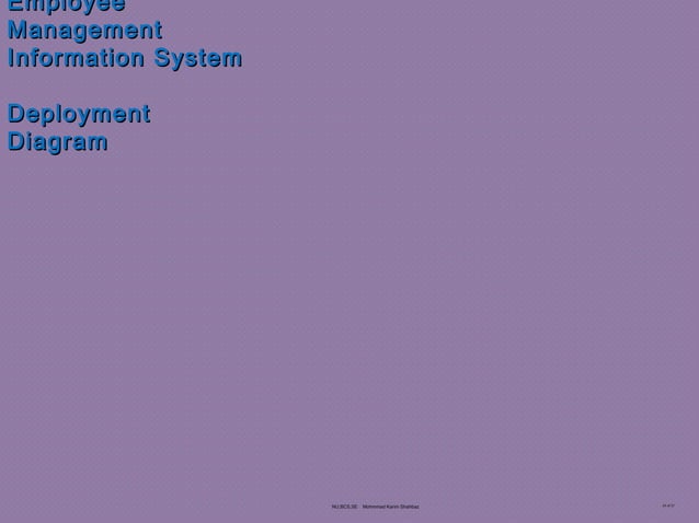 Employee management system uml | PPT