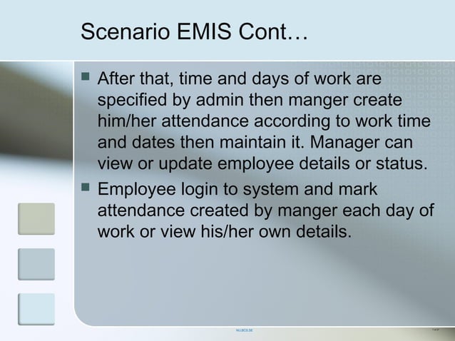 Employee management system uml | PPT