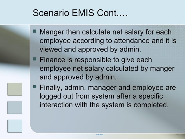 Employee management system uml | PPT