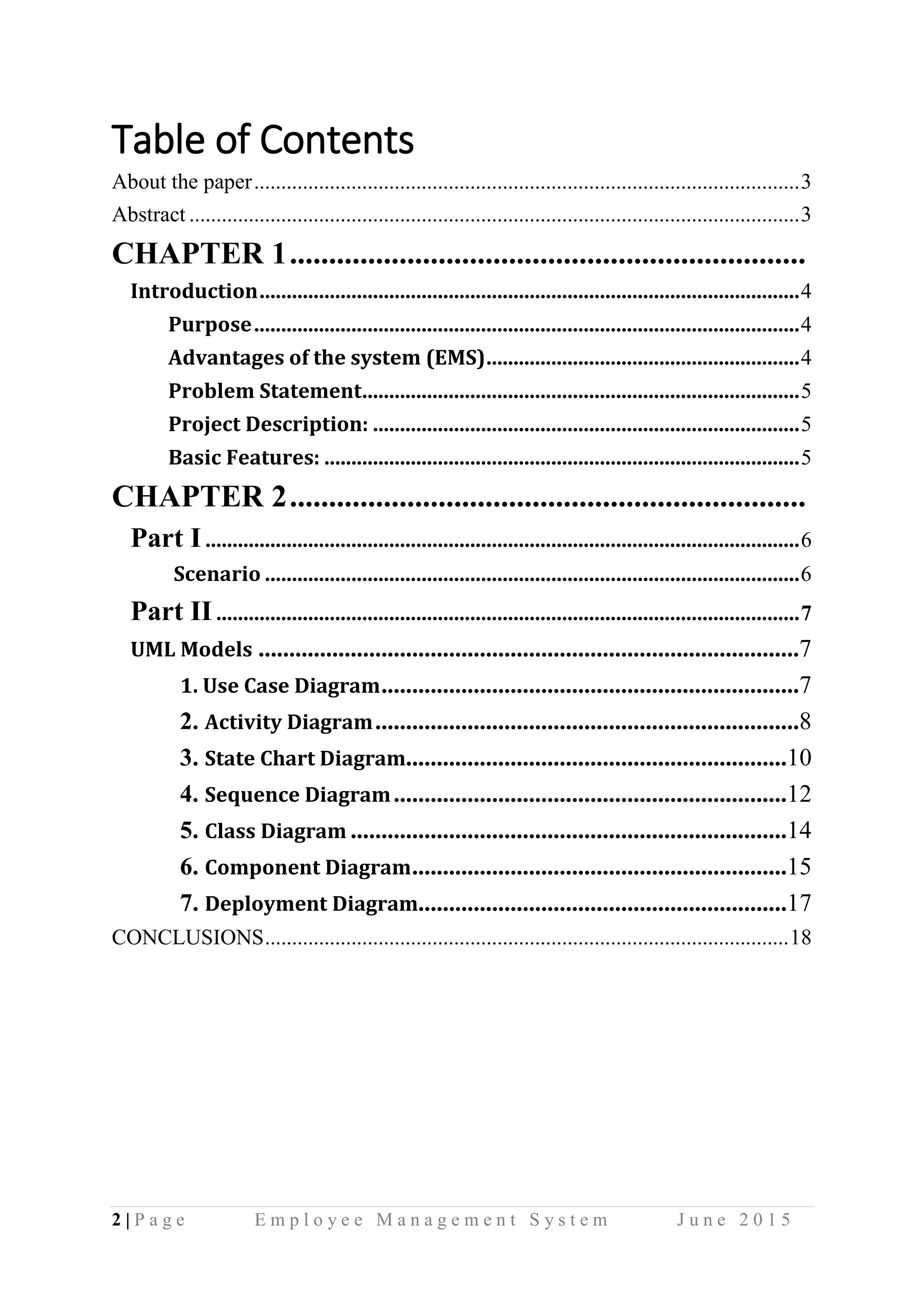 Employee Management System UML Diagrams Use Case Diagram, Activity ...