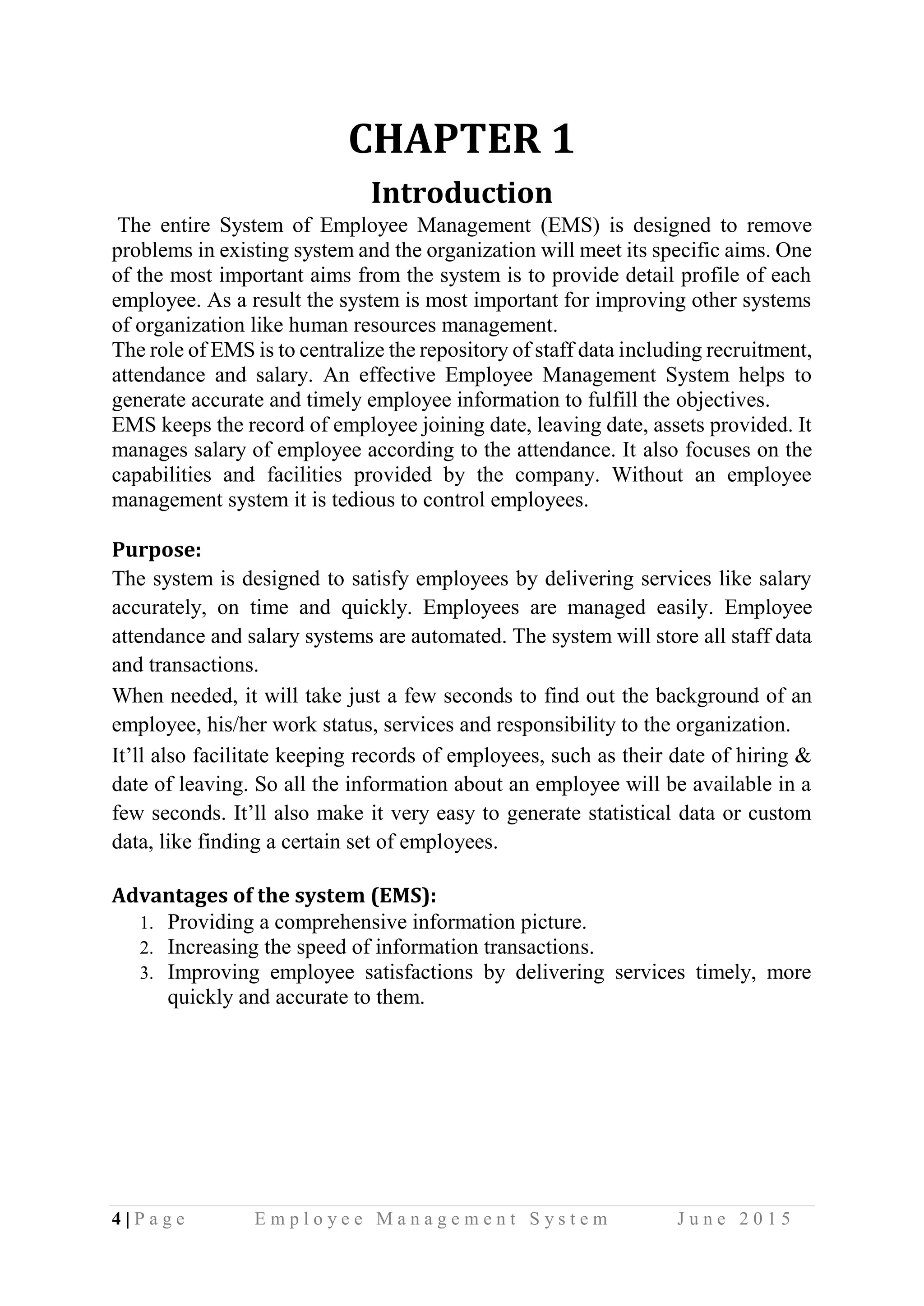 Employee Management System UML Diagrams Use Case Diagram, Activity ...