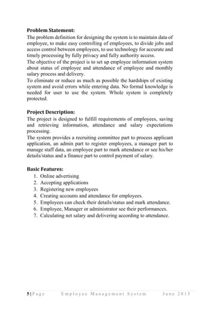 Employee Management System UML Diagrams Use Case Diagram, Activity ...