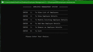 Employee Management System using c++ ppt.pptx