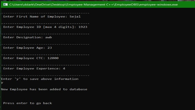 Employee Management System using c++ ppt.pptx | Operating Systems | Computer Software and ...