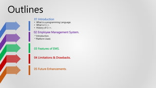 Employee Management System using c++ ppt.pptx