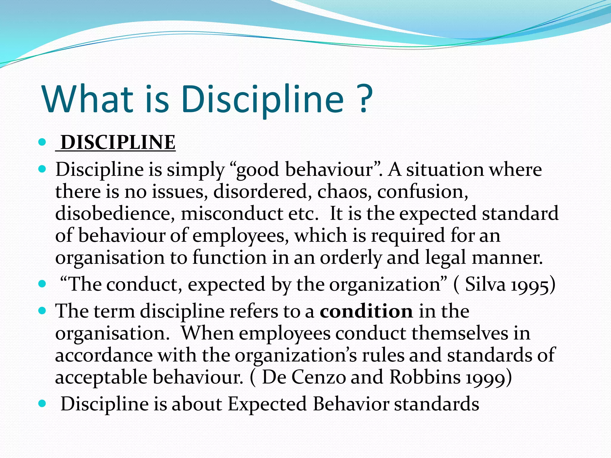 Employee misconduct and discipline | PPTX