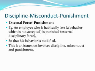 Employee misconduct and discipline | PPTX