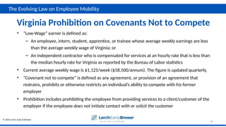 The Evolving Employment Law on Employee Mobility | PPTX