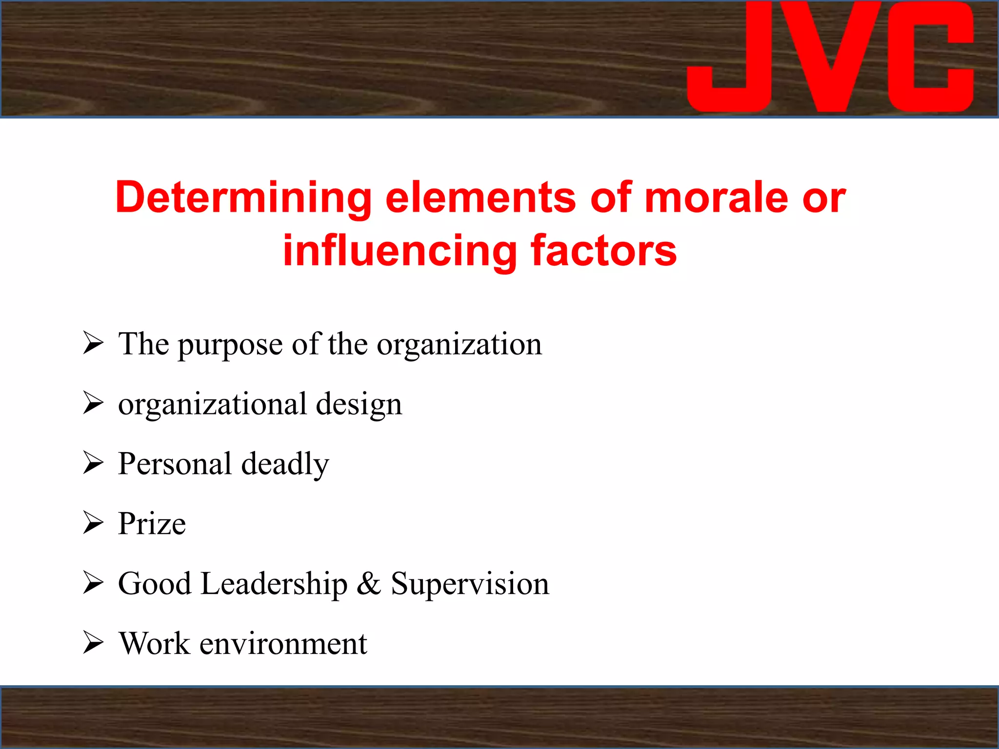 Employee morale PPT | PPTX