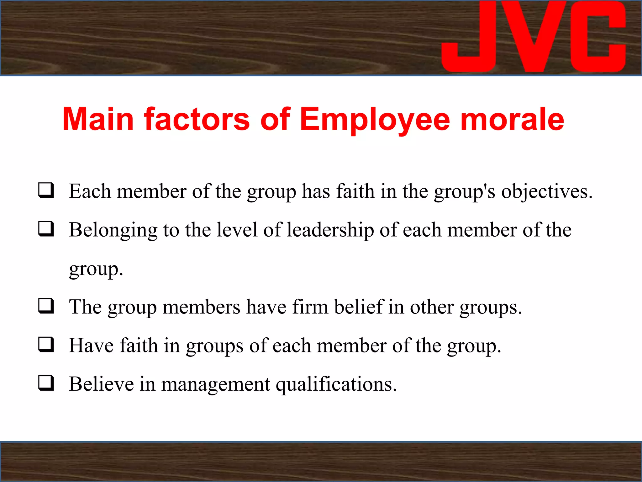 Employee morale PPT | PPTX