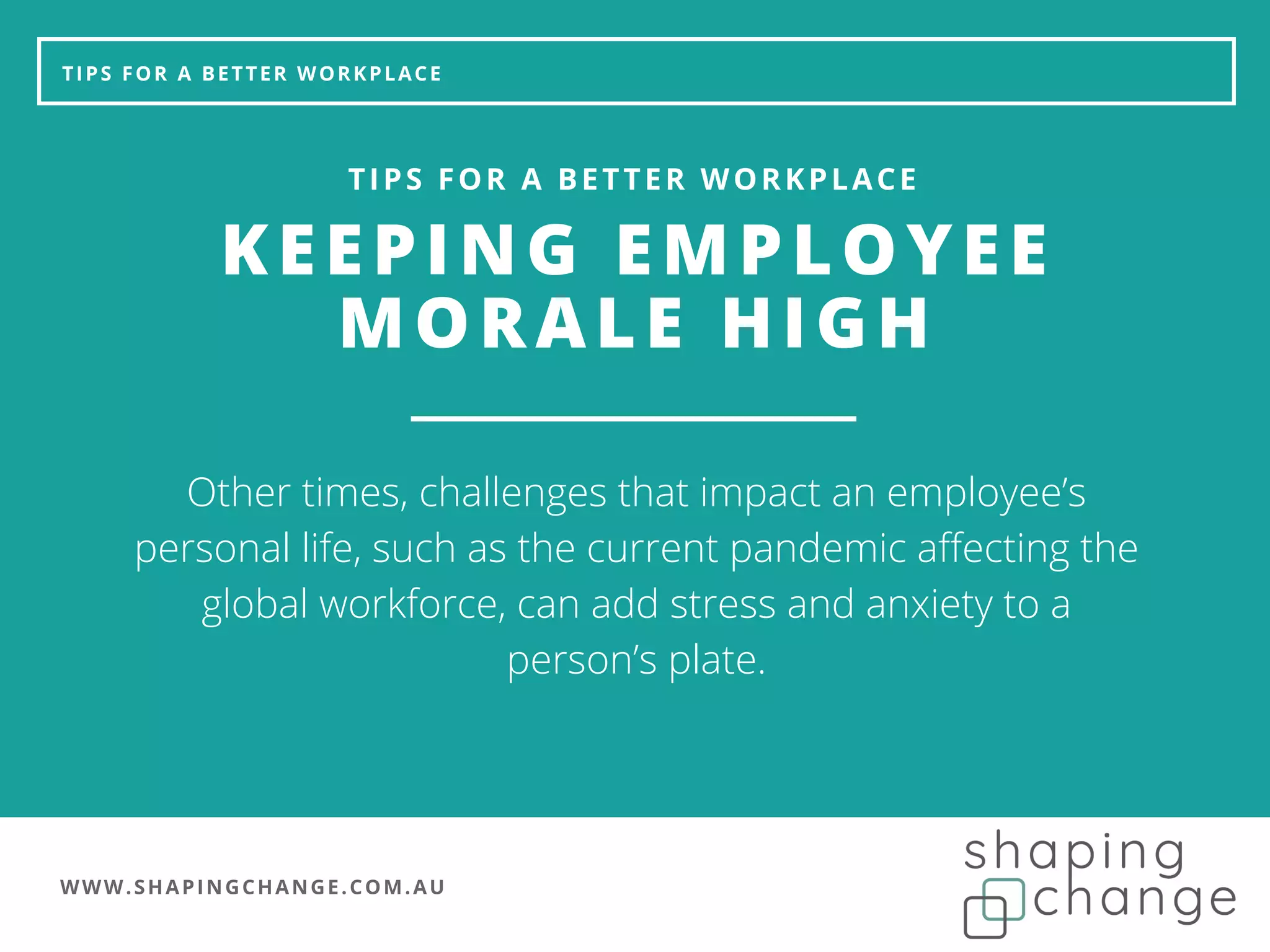 Keeping Employee Morale High | PDF