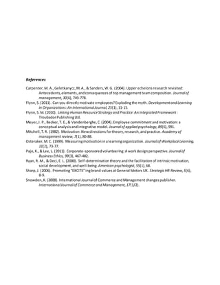 Employee motivation | PDF