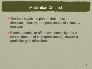 Employee motivation foundations and practices | PPT