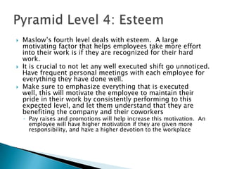 Employee Motivation In Restaurants | PPTX