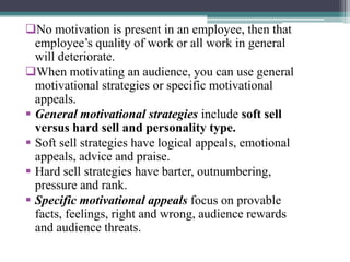 Employee motivation research purposal | PPTX