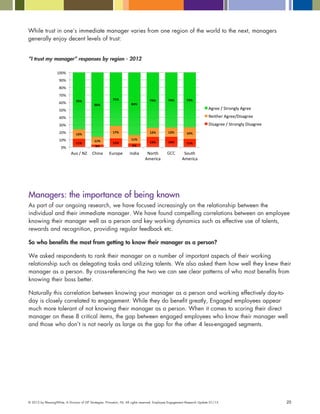Employe Engagement Research Update by BlessingWhite | PDF