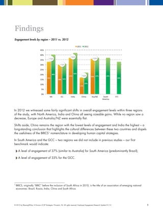 Employe Engagement Research Update by BlessingWhite | PDF