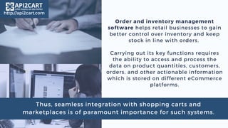 Shopping Cart Integration for Order & Inventory Management Systems | PPT