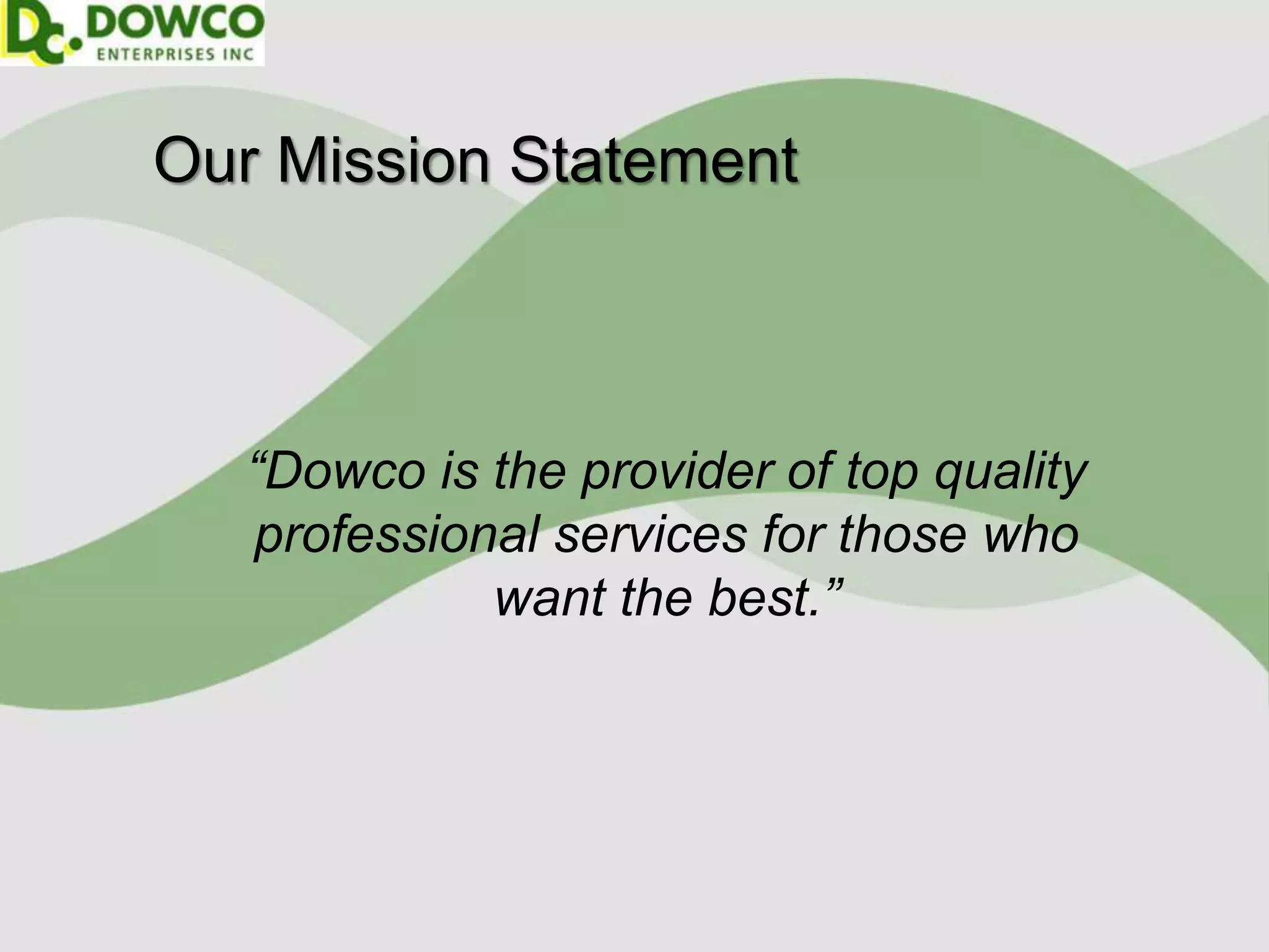 Dowco Employee Orientation 2017 | PPT