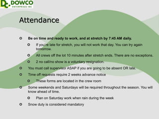 Dowco Employee Orientation 2017 | PPT