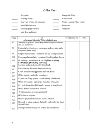 Employee Orientation Manual | DOC