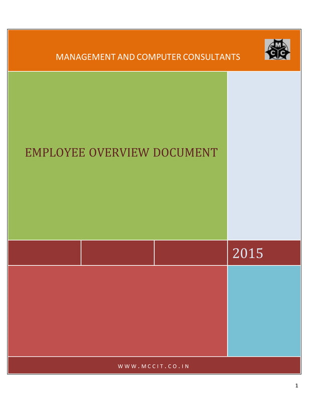 Employee overview document | PDF