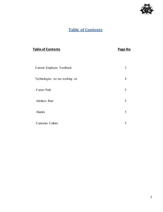 Employee overview document | PDF