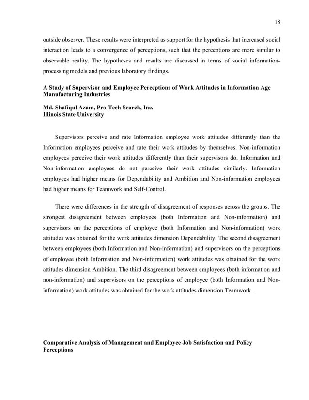 Employee perception | DOC